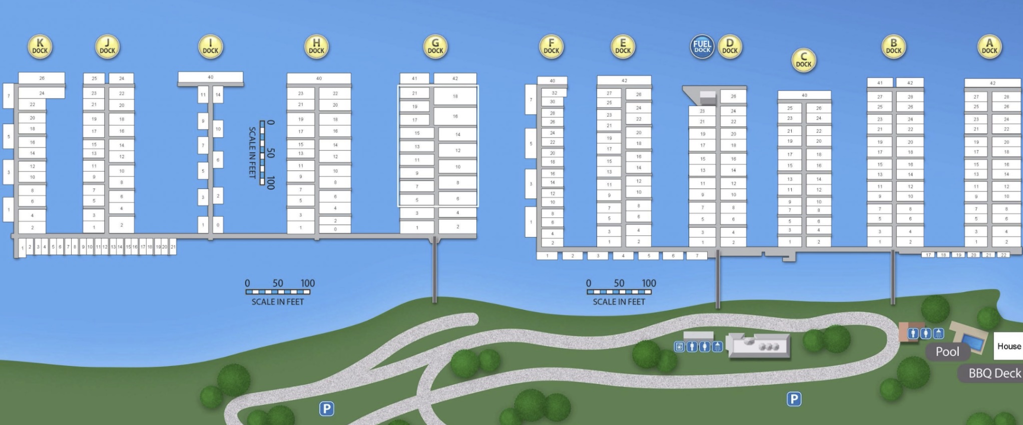 Marina Map – Pleasant Harbor Marina